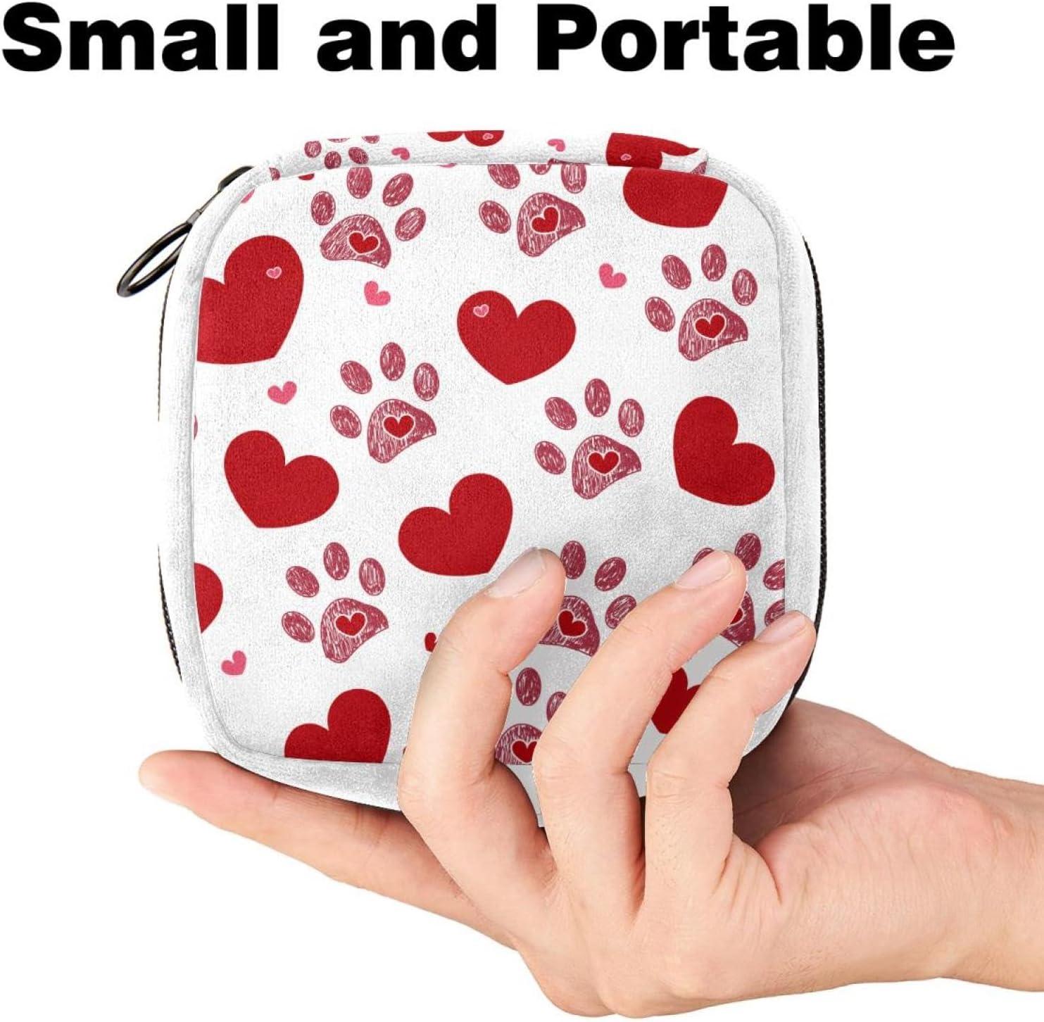 GIAPB Sanitary Napkin Storage Bag | Period Tampon Makeup Pad Pouch ...