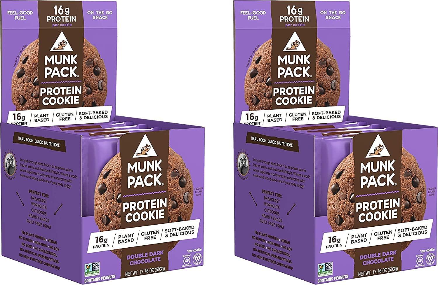 Munk Pack Protein Cookie | 16 Grams of Protein | Soft Baked | Contains ...