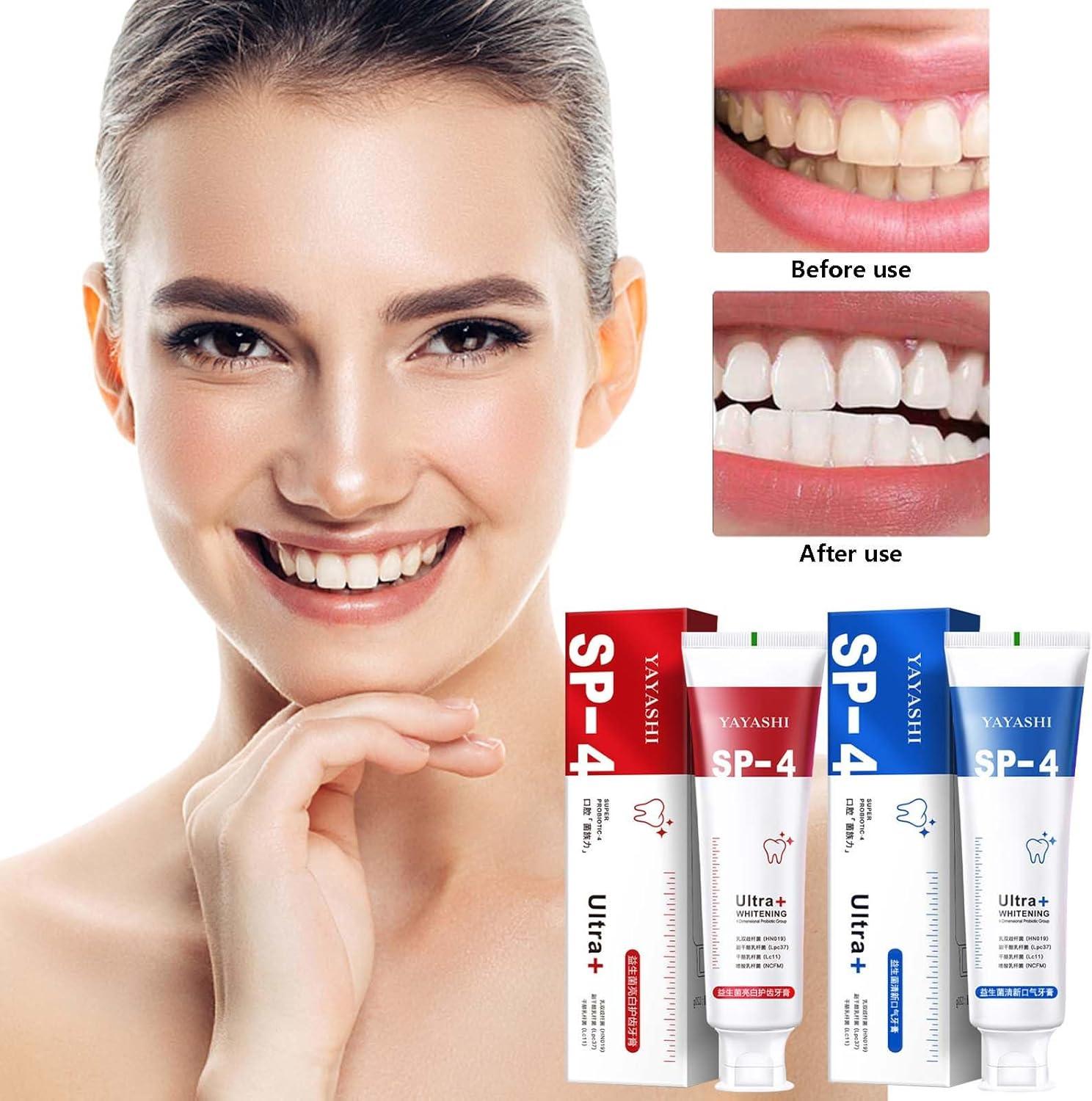 SP-6 Ultra Whitening Probiotic Toothpaste - Brightening & Effective ...