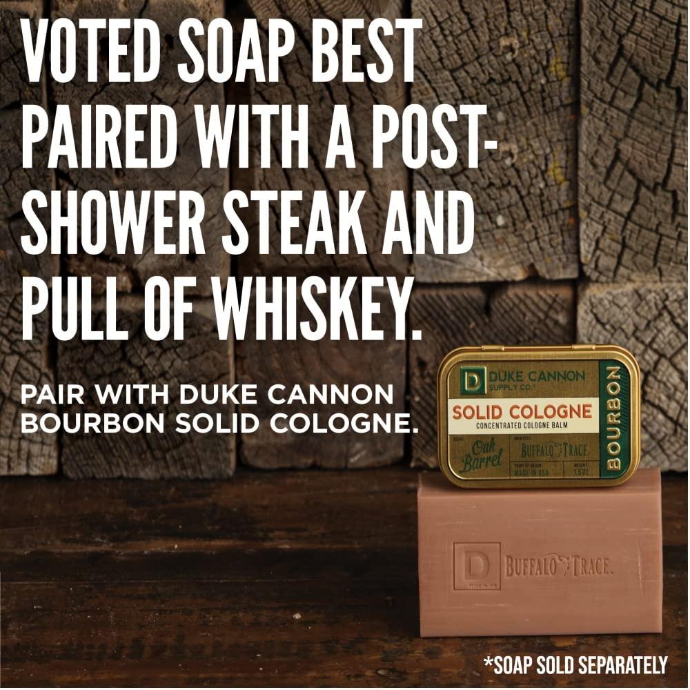 Duke Cannon Supply Co. Bourbon Solid Cologne for Men - Woodsy Charred ...