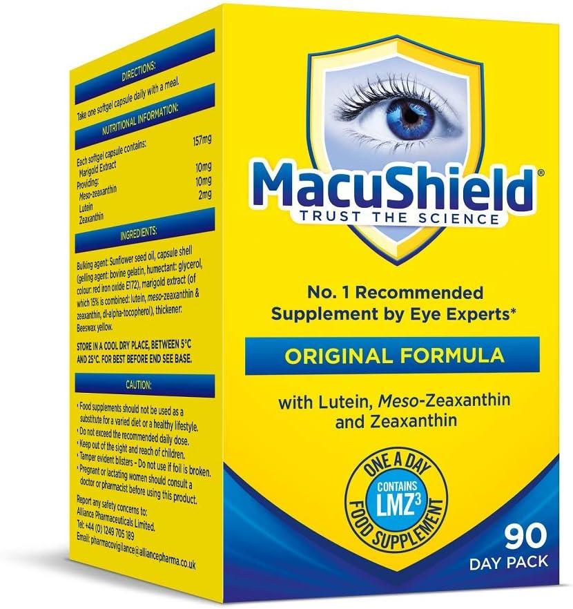 Macushield Capsules 90 count (Pack of 1) Old Version