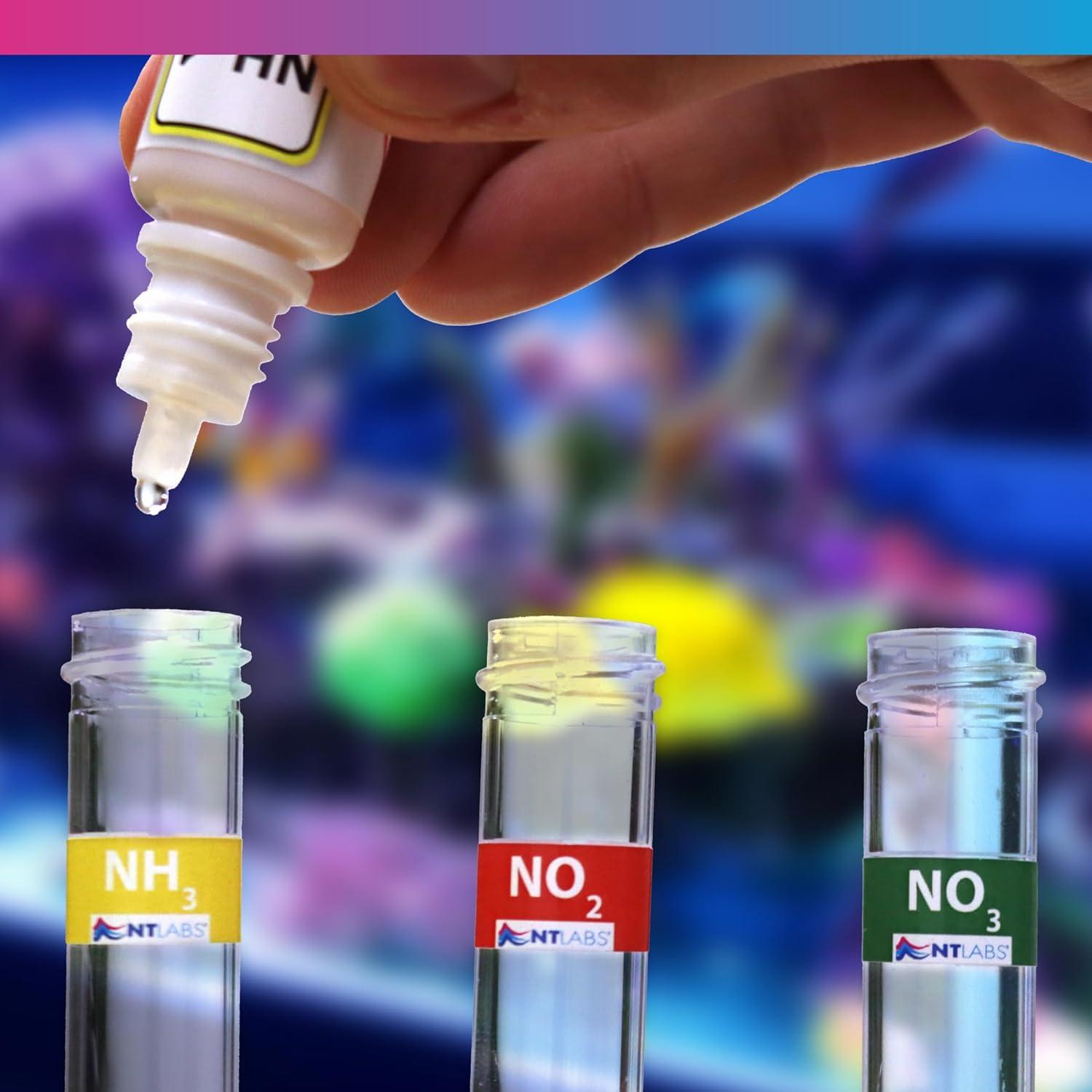 NT Labs Marine Lab Multi-Test Kit: Ammonia, Nitrite, Nitrate, pH | Up ...