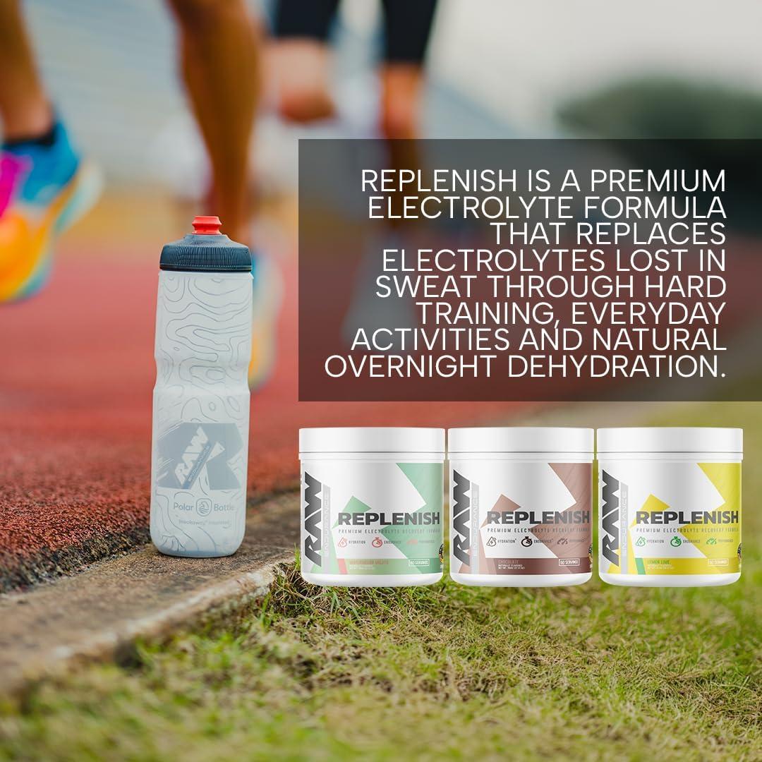 RAW Replenish Electrolytes Powder - Watermelon Mojito | Premium ...