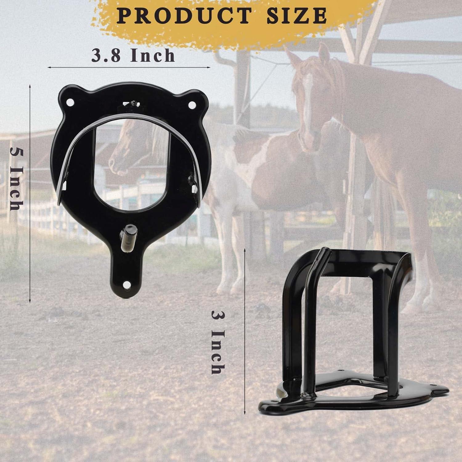 HDYEGIOU 6 Counts Horse Bridle Rack Bridle Bracket Bridle Hooks Metal ...