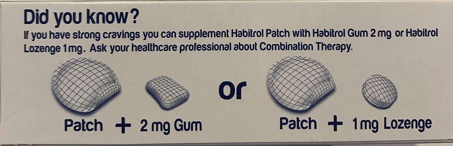 Novartis Habitrol 21mg Nicotine Patches Step 1 - Stop Smoking - 4 Boxes ...