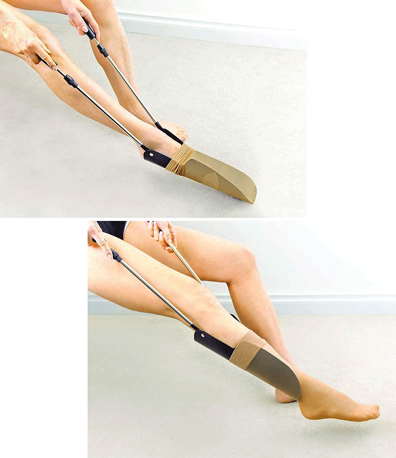 EZ Stocking Helper - Easy On and Off Sock Slider - Donner Pulling ...