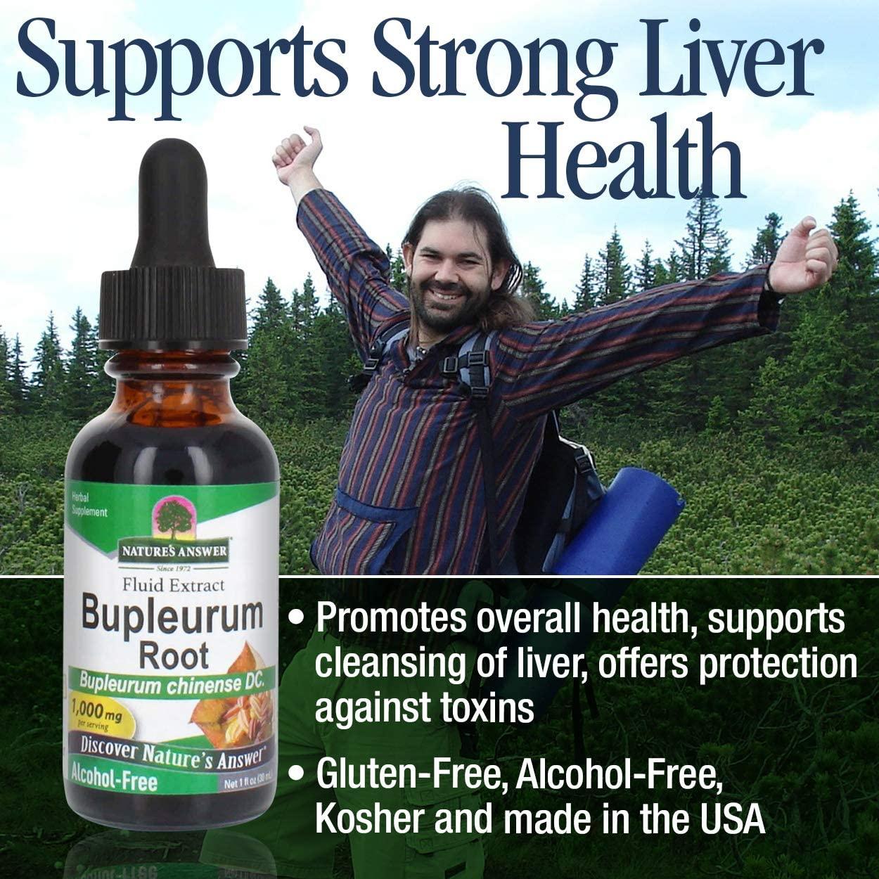Natureâ€™s Answer Bupleurum Root - 1000mg Herbal Supplement for Liver ...