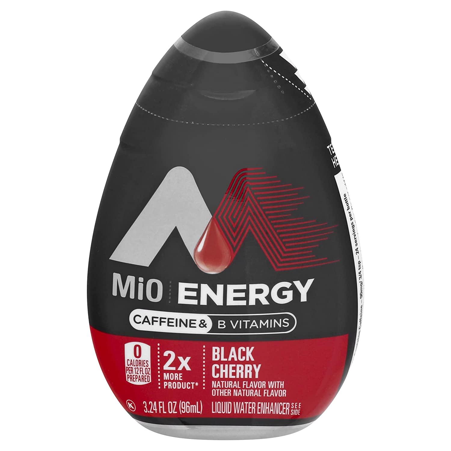 MiO Energy Black Cherry Liquid Water Enhancer 3.24 fl oz - Pack of 1 ...