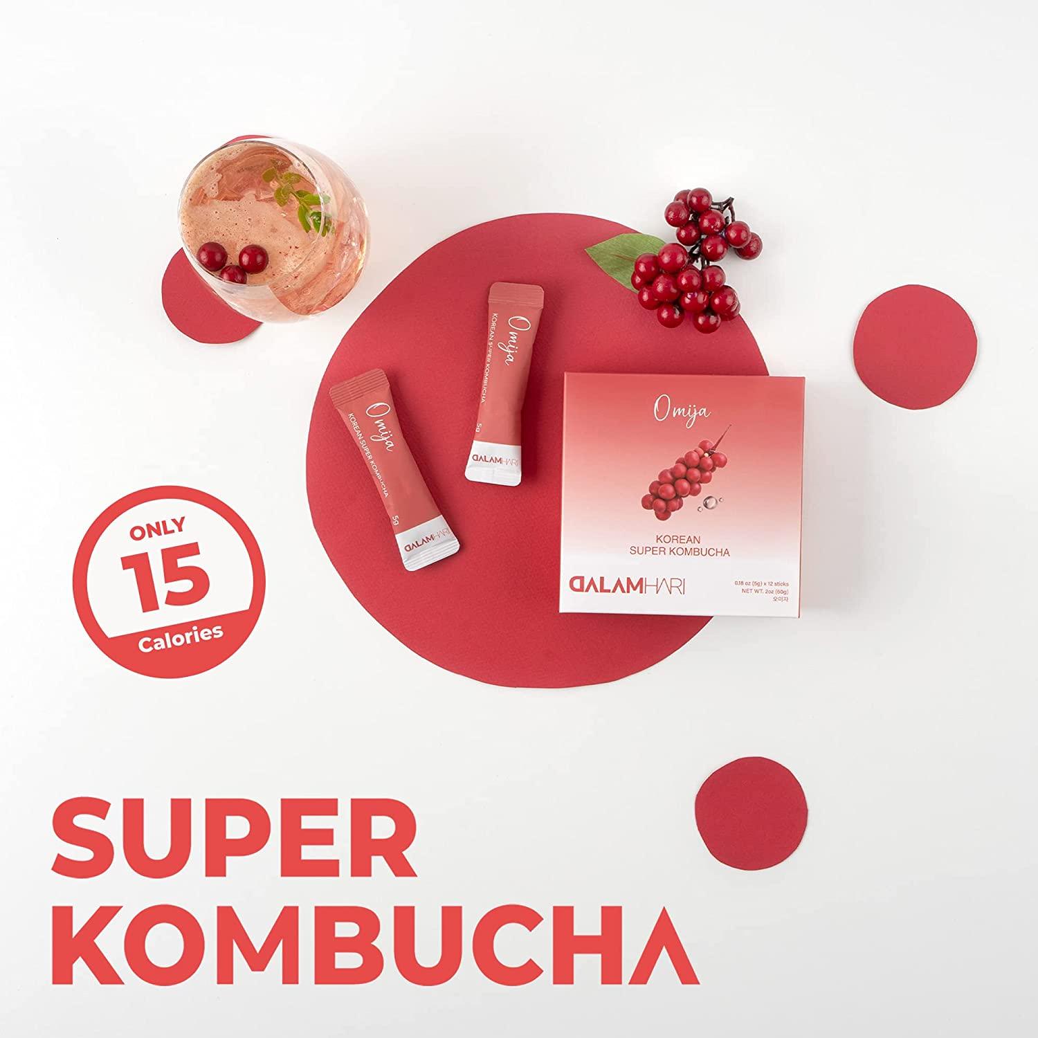 DALAMHARI SUPER Kombucha Powder | Schisandra Berry Omija | Probiotic ...