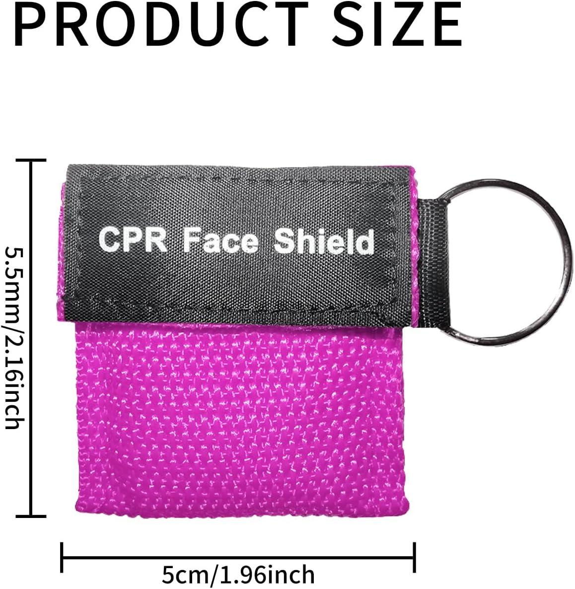 8-Piece Ventilation Mask First Aid Kit | CPR Keyring & Mouth Breathing ...
