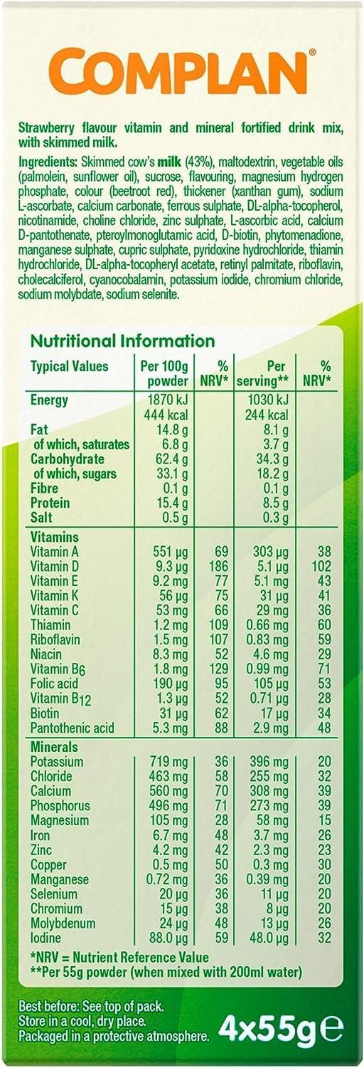 Nutritional Drink Sachets Bundle which Contains Complan Strawberry ...
