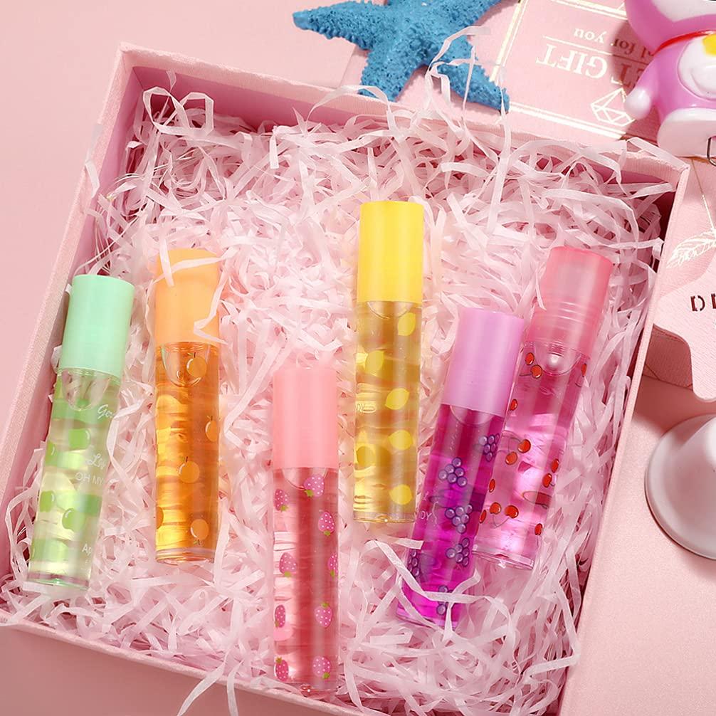6 STK Fruity Lip Balm - Transparent Moisturizing Lip Protection & Ice ...
