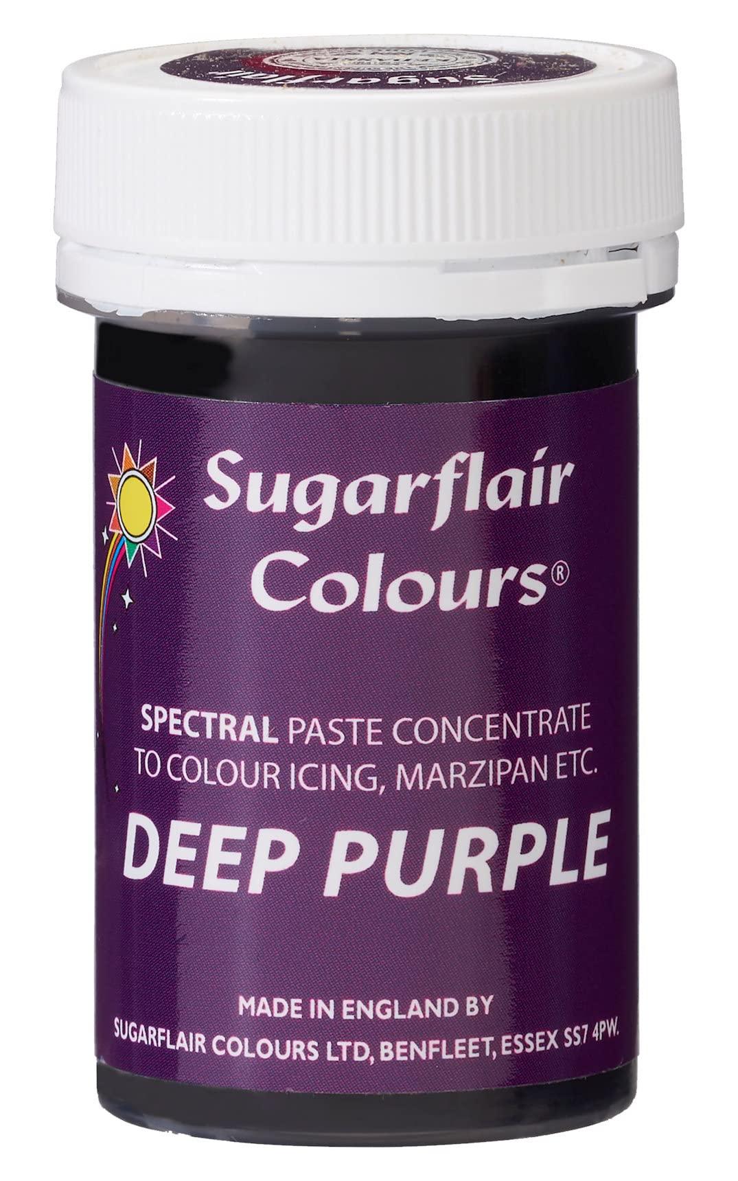 Sugarflair Deep Purple Spectral Food Colouring Paste - 25g | Highly ...