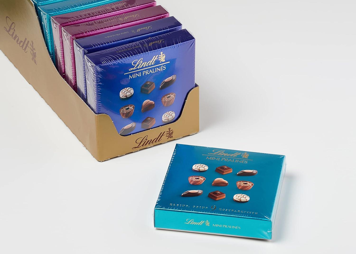 Buy Lindt Mini Pralins - 20 x 44g Gift Box | 9 Chocolates in 5 Flavors ...