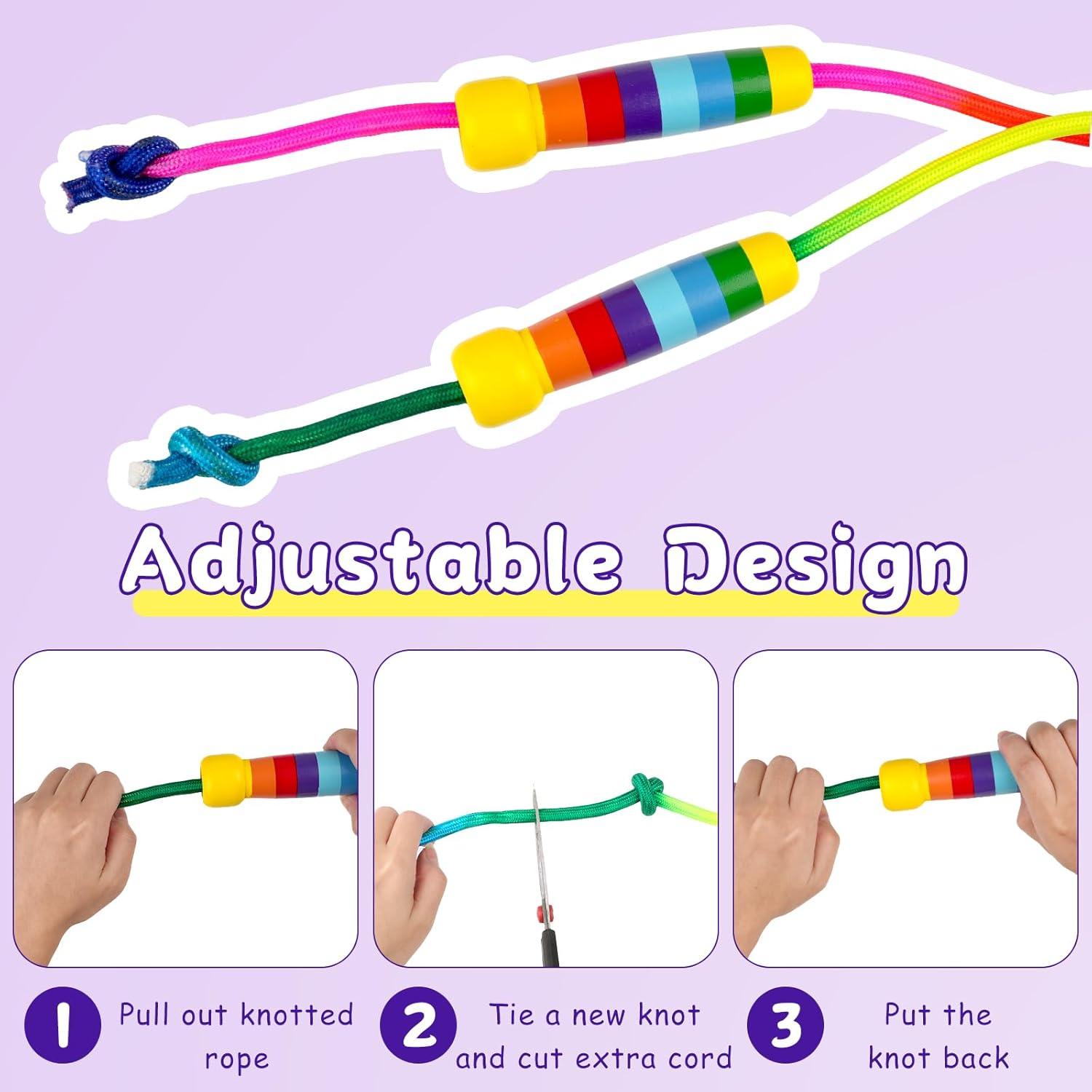 5m Spring Rope Jumping Rope for Groups with Wooden Handles | Perfect ...
