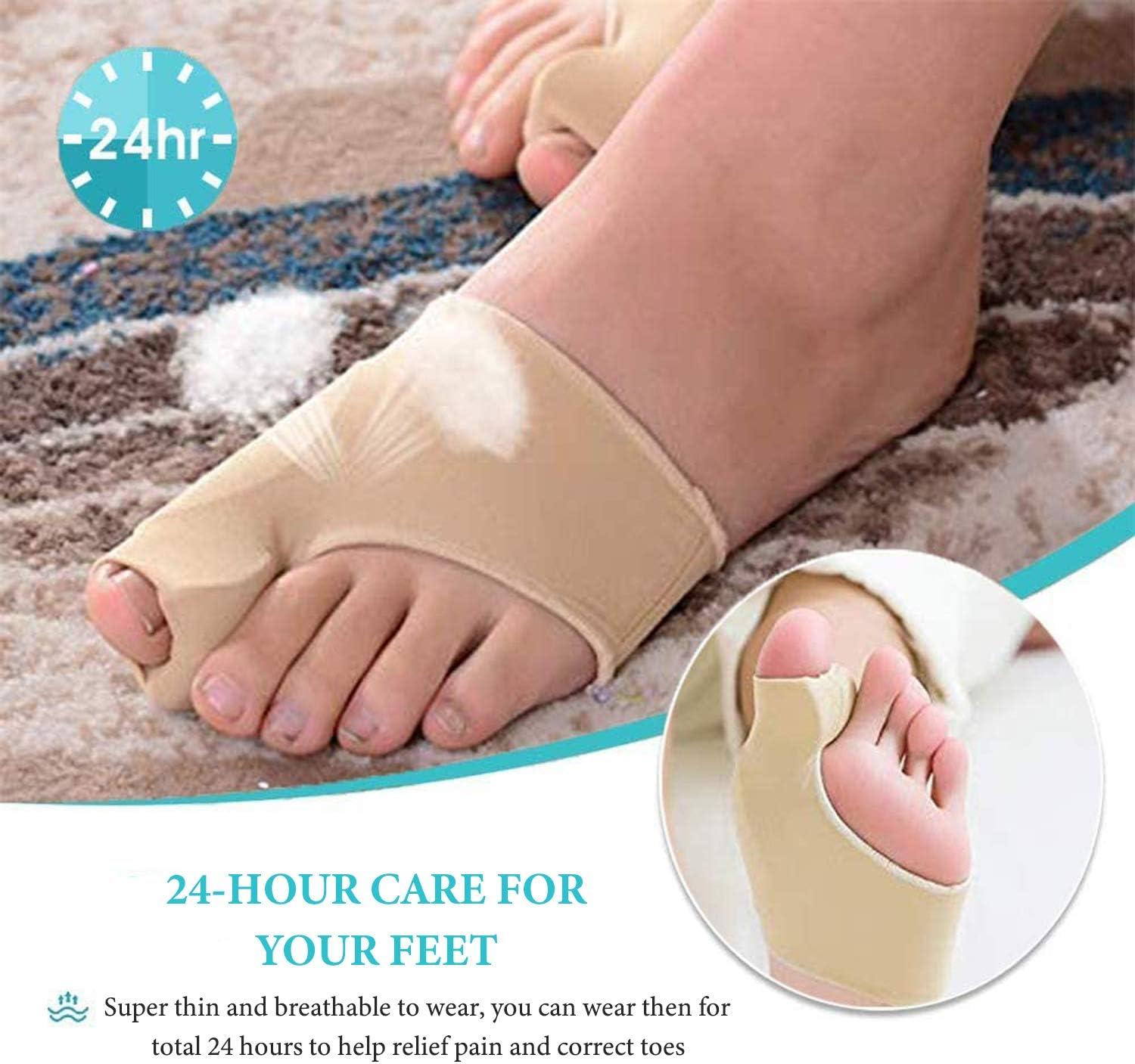 Non-Surgical Bunion Corrector | Hallux Valgus Alignment & Toe Spacer ...