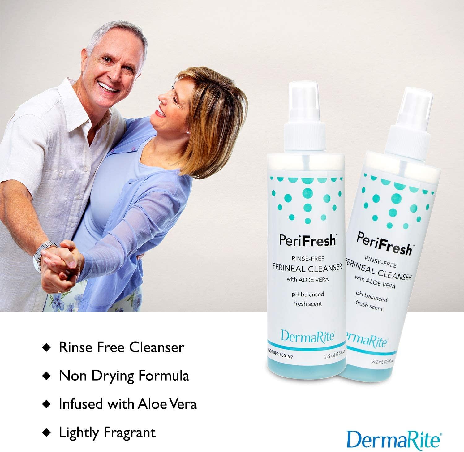 PeriFresh No Rinse Perineal Cleanser Spray 6 Pack - Aloe Formula for ...