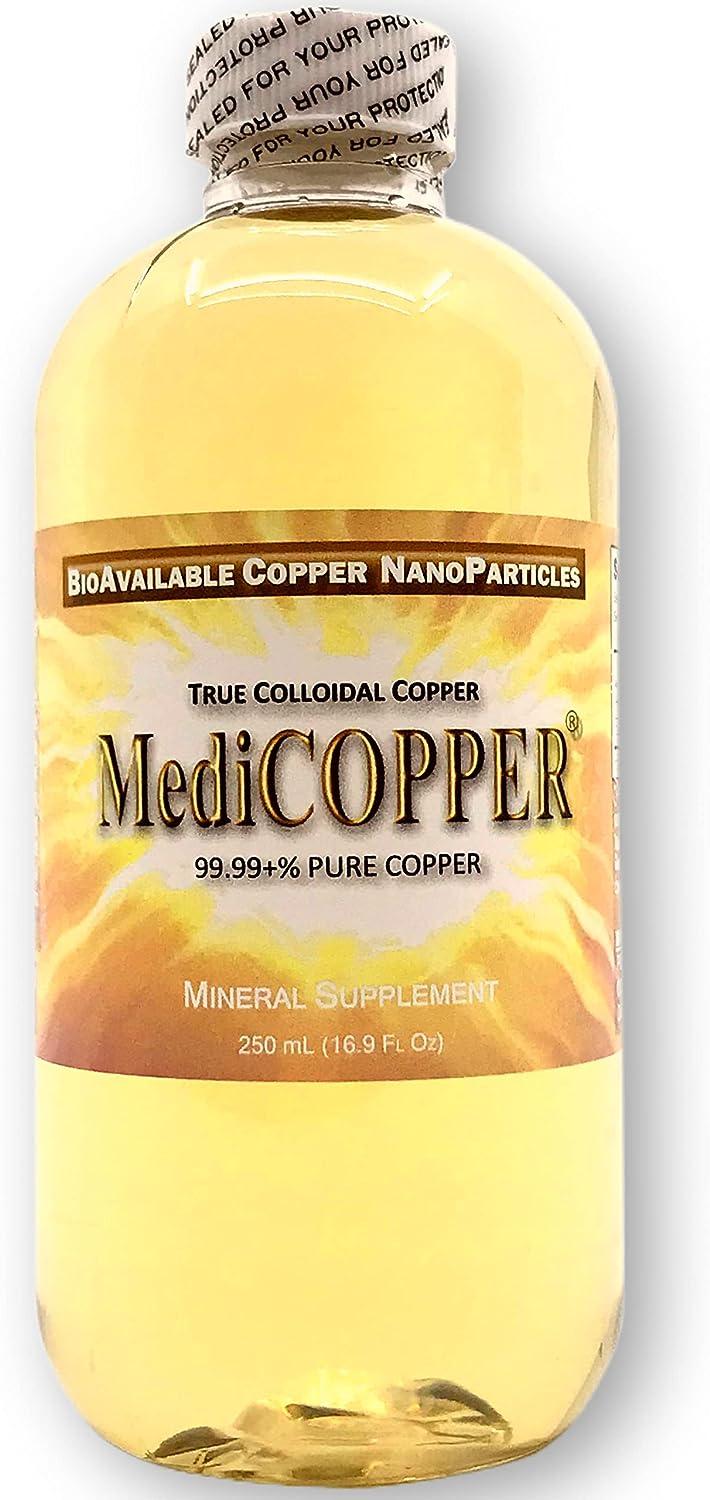 MediCOPPER 250mL - True Colloidal Copper in BPA-Free Plastic Bottle ...