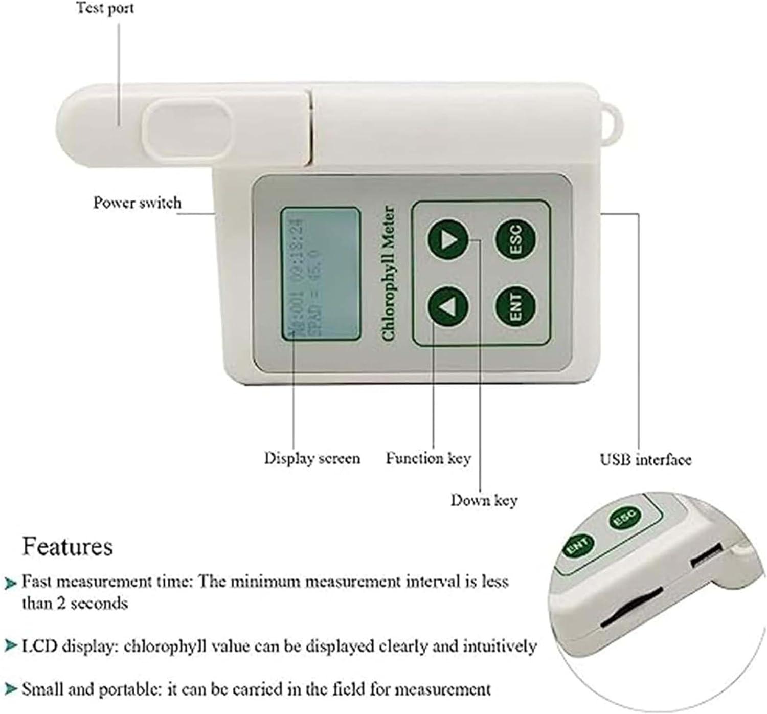 DPDZSW TYS-A Portable Chlorophyll Meter for Testing Plant Chlorophyll ...