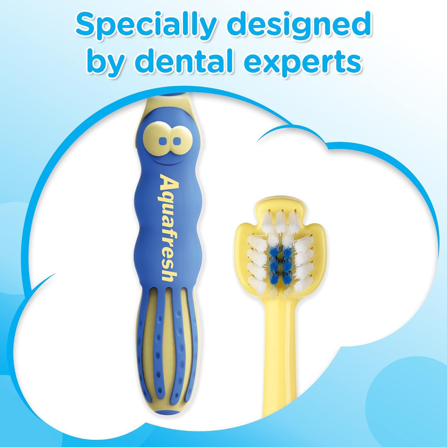 Aquafresh Toothbrush for Kids Milk Teeth Toothbrush for Children 0-2 ...