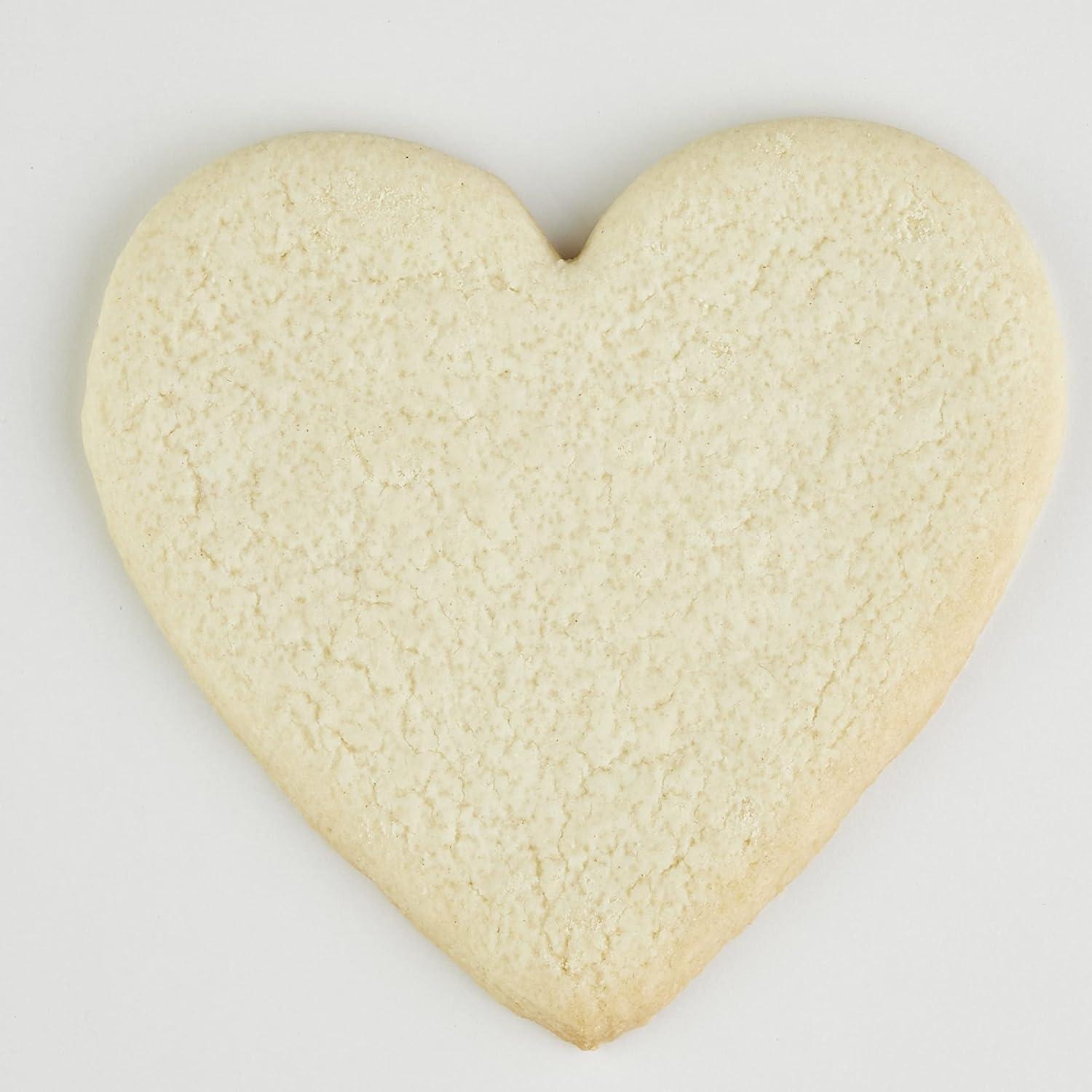 50-Pack Nut-Free Heart Shaped Smiley Sugar Cookies - Uniced for Allergy ...