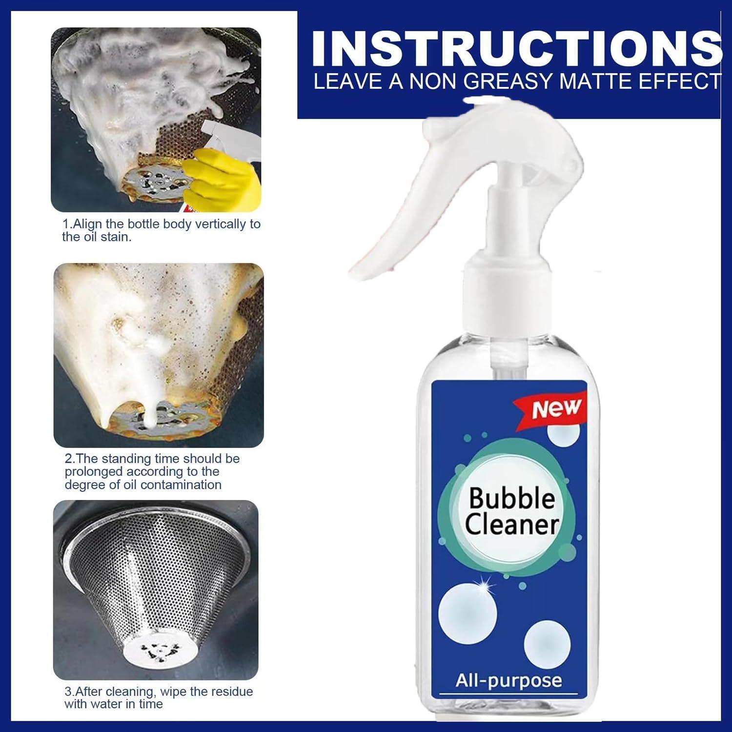 All Purpose Rinse Cleaning Spray Bubble Cleaner Foam Spray Kitchen ...