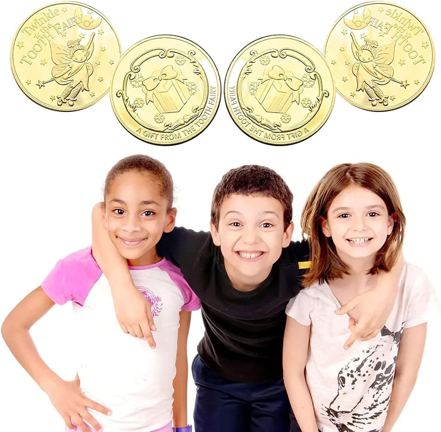 Tooth Fairy Coins - 20 Gold Coins for Kids | Perfect Lost Tooth Gifts ...