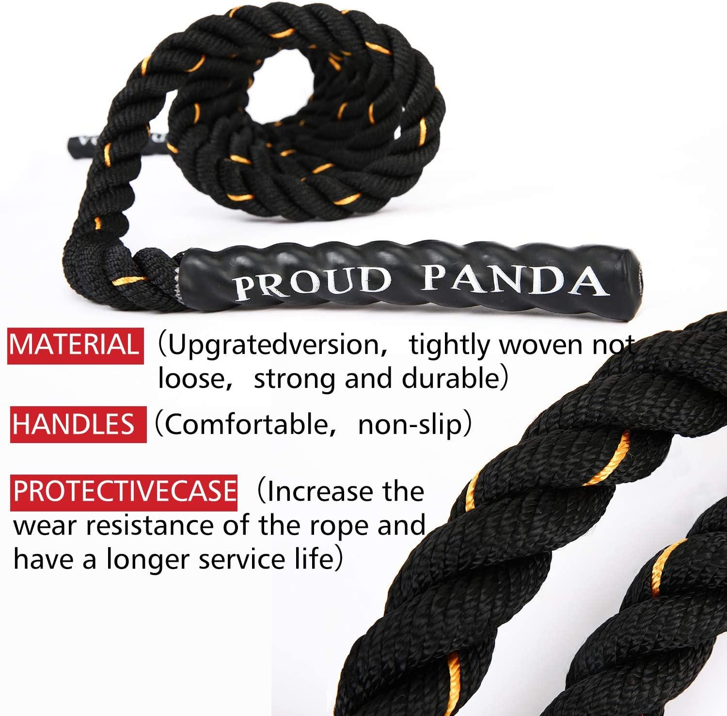 2LB/3LB/5LB Weighted Jump Rope for Men & Women - Heavy Skipping Rope ...