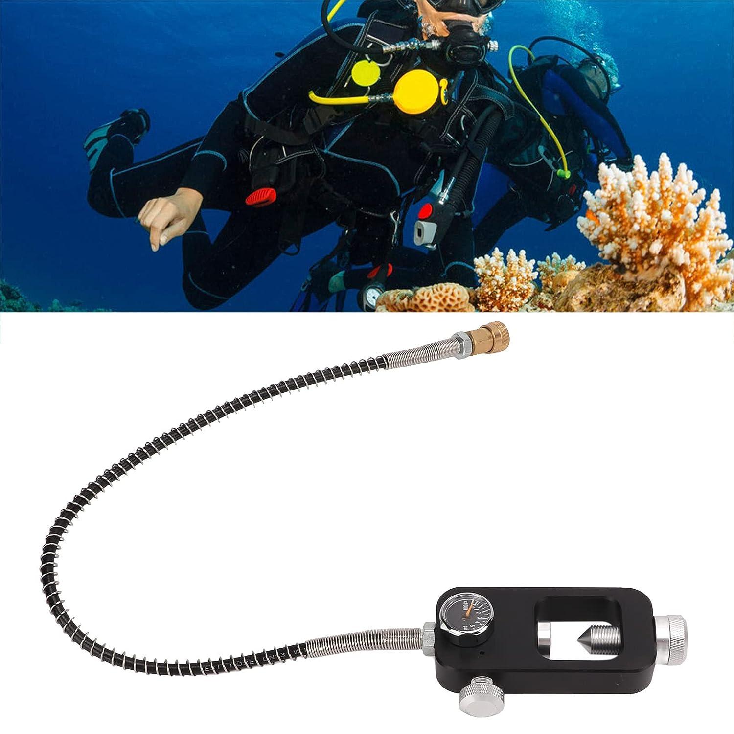Sougan Diving Tank Refill Adapter | Aluminium Alloy Scuba Valve with ...