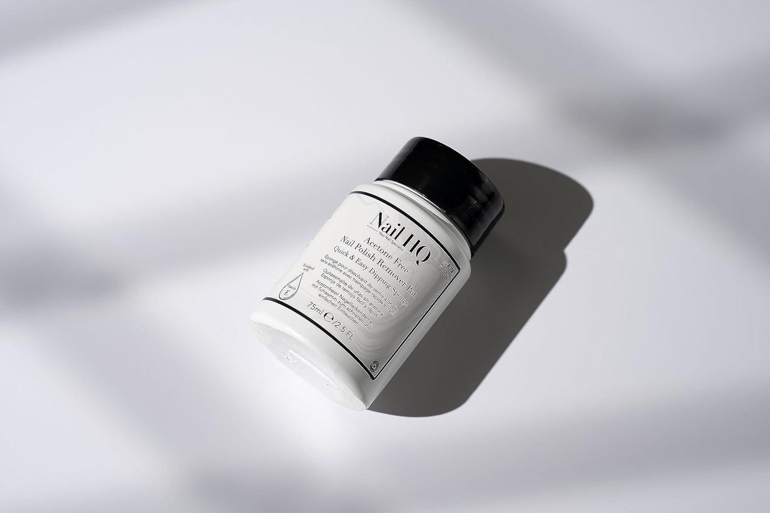 Nail HQ Acetone-Free Nail Polish Remover Sponge - 75ml | Gentle Formula ...