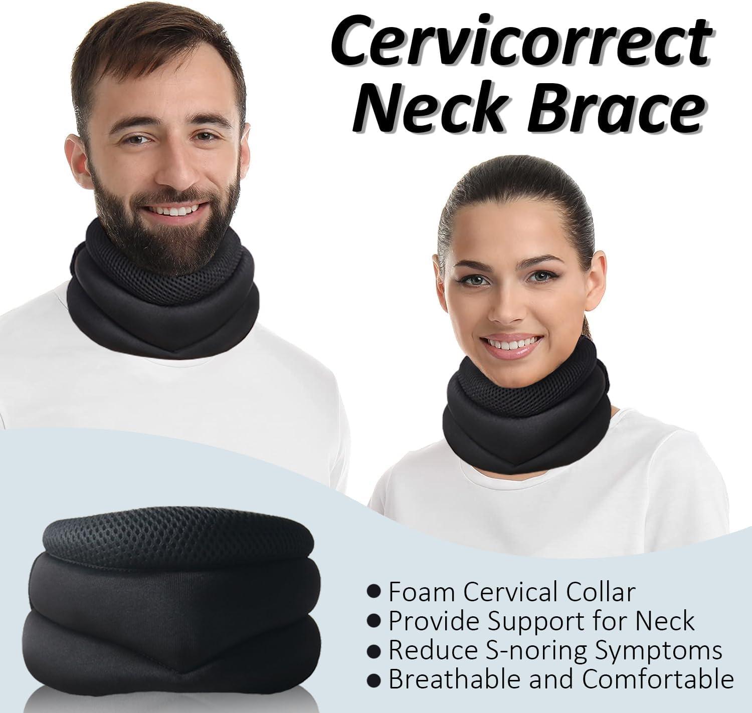 HiCWX Cervicorrect Neck Brace by Healthy Lab Co | Soft Cervical Collar ...