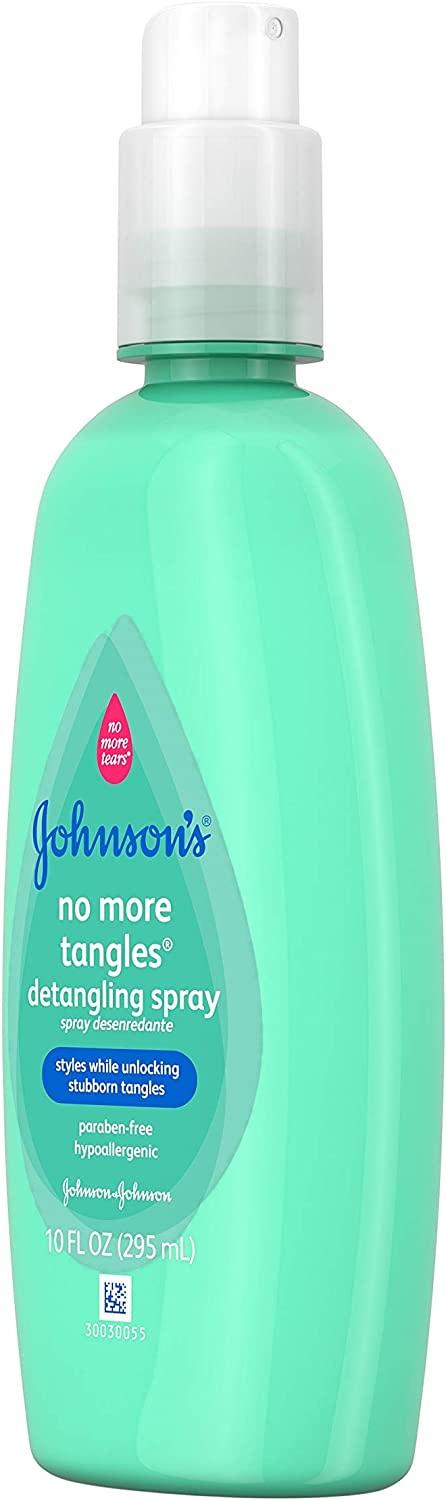 Johnson's No More Tangles Spray Detangler 10oz (Pack of 2) - Easy Hair ...