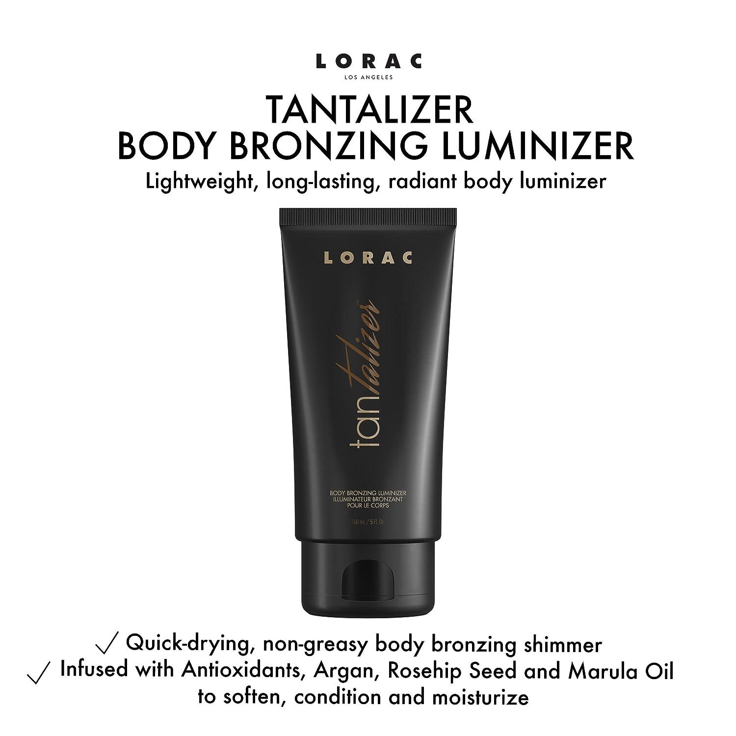 LORAC Tantalizer Body Bronzing Luminizer - Champagne Bronze Full Body ...