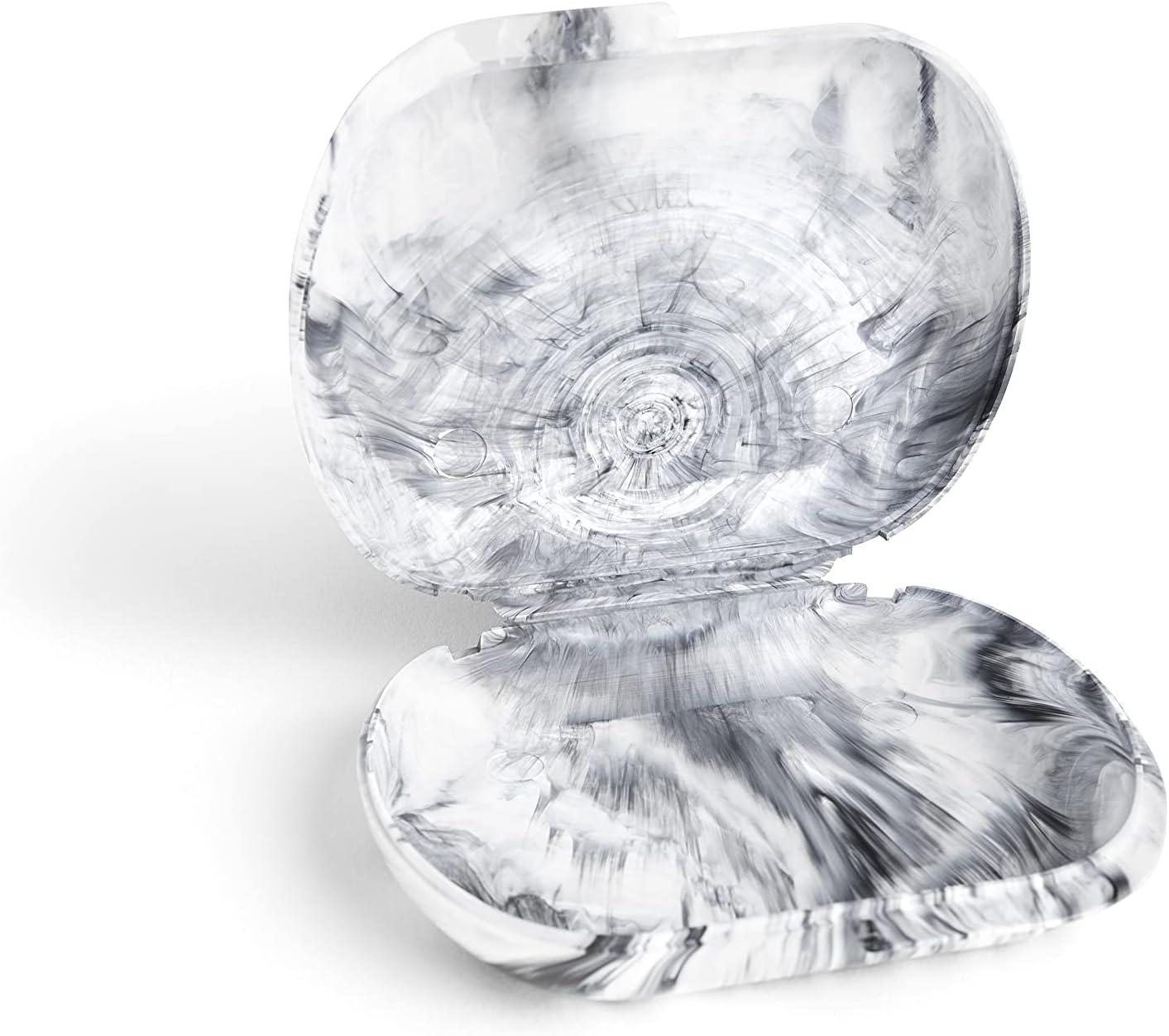 DentalPro Orthodontic Marble Retainer Case - Low-Profile Aligner Storage