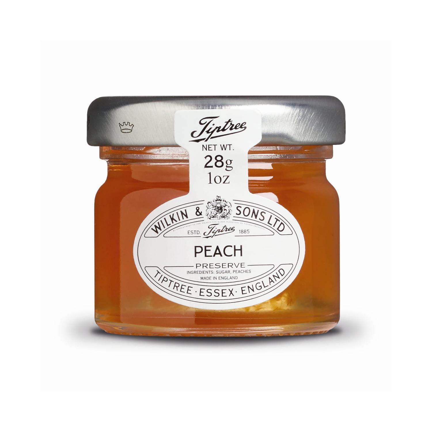 Wilkin & Sons of Tiptree Peach Preserve 28g Mini Jar - 72 Pack | Buy ...