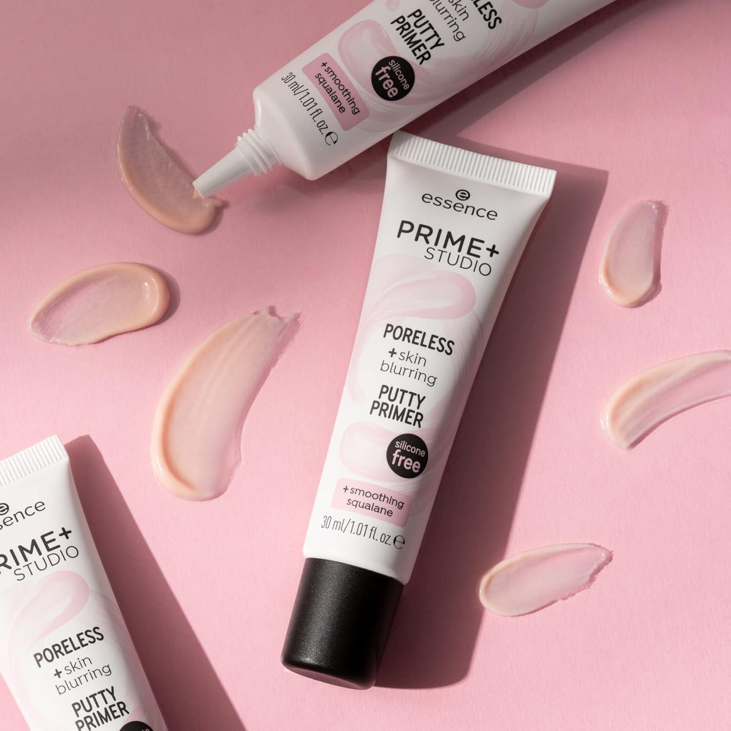 Essence Prime + Studio Poreless Skin Blurring Primer - Vegan Oil-Free ...