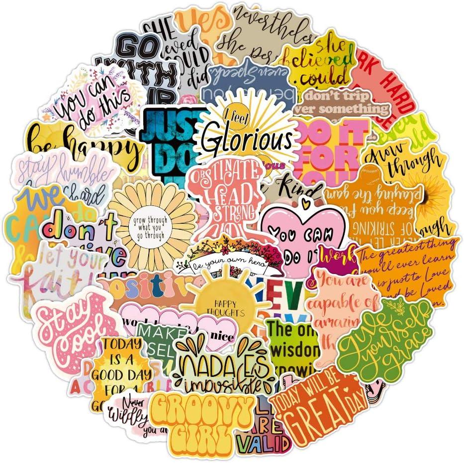 Reward Motivational Sticker Pack of 50 Inspirational Quote Stickers ...
