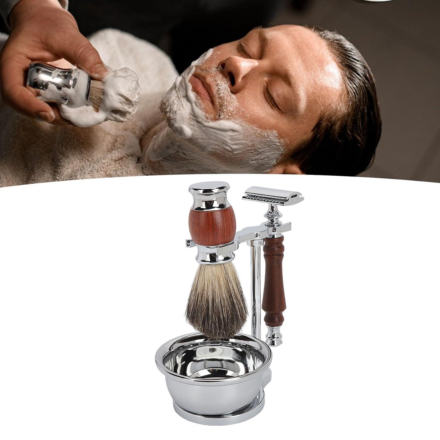 Premium Men's Shaving Set - Complete Beard Care Gift Set with Soap Bowl ...