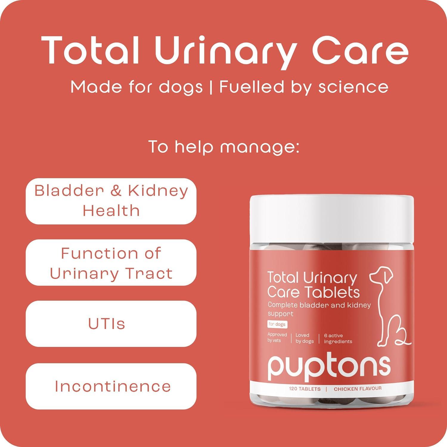 Total Urinary Care Tablets for Dogs | Natural UTI & Cystitis Relief ...