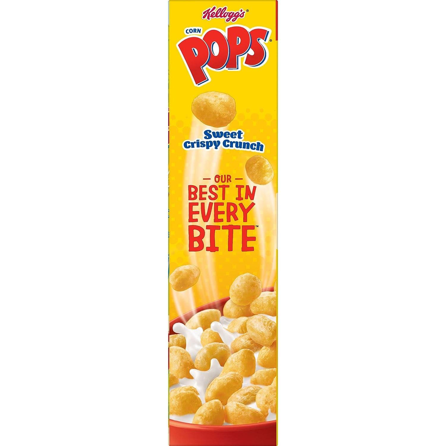Kellogg's Corn Pops Cereal 14.6oz - Kids' Favorite Breakfast Snack with ...