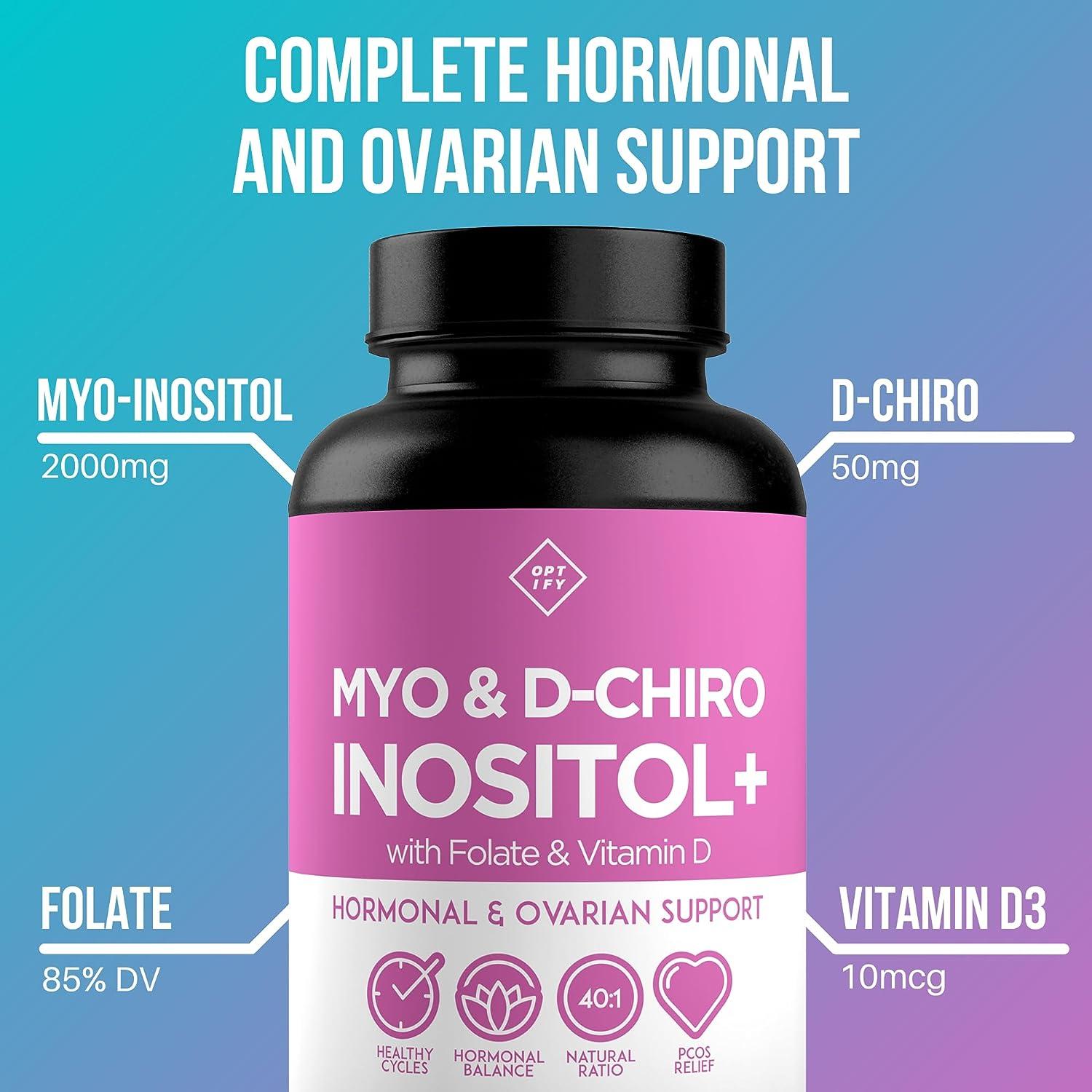 Premium Inositol Supplement for Women - Hormone Balance & Ovarian ...