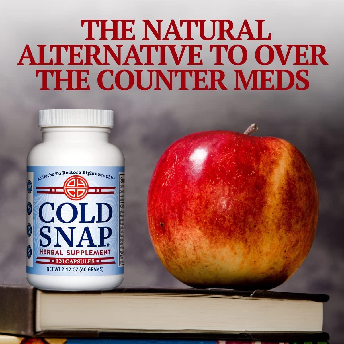 OHCO Cold Snap - Immune System Booster with Ginseng & Ginger - 120 ...