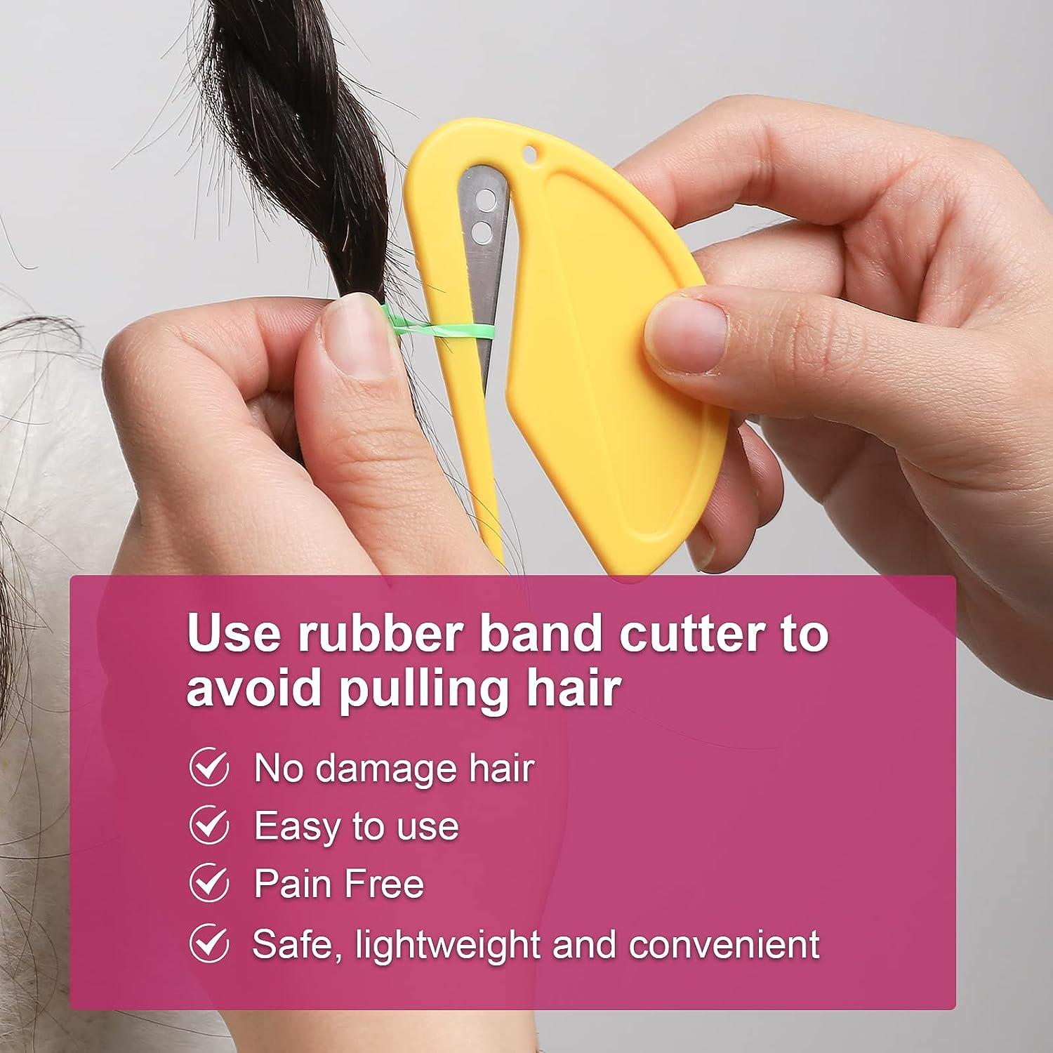 Colorful Hair Accessories Set with Rubber Bands, Mini Clips, Combs ...