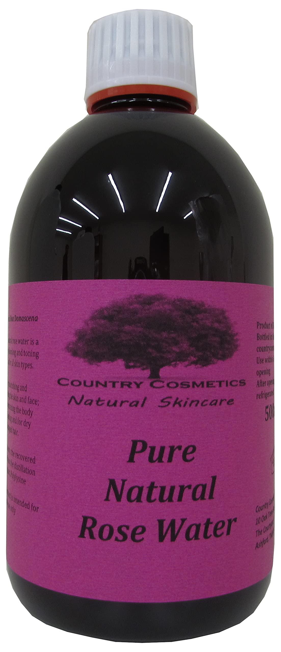 Pure Natural Rose Floral Water 500ml - 100% Organic Floral Water (Pack ...