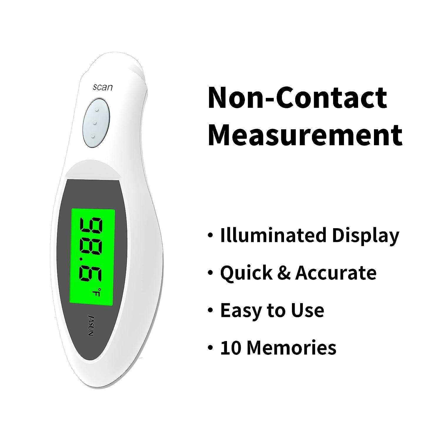 JASUN Touchless Forehead Thermometer for Adults and Kids - Digital ...
