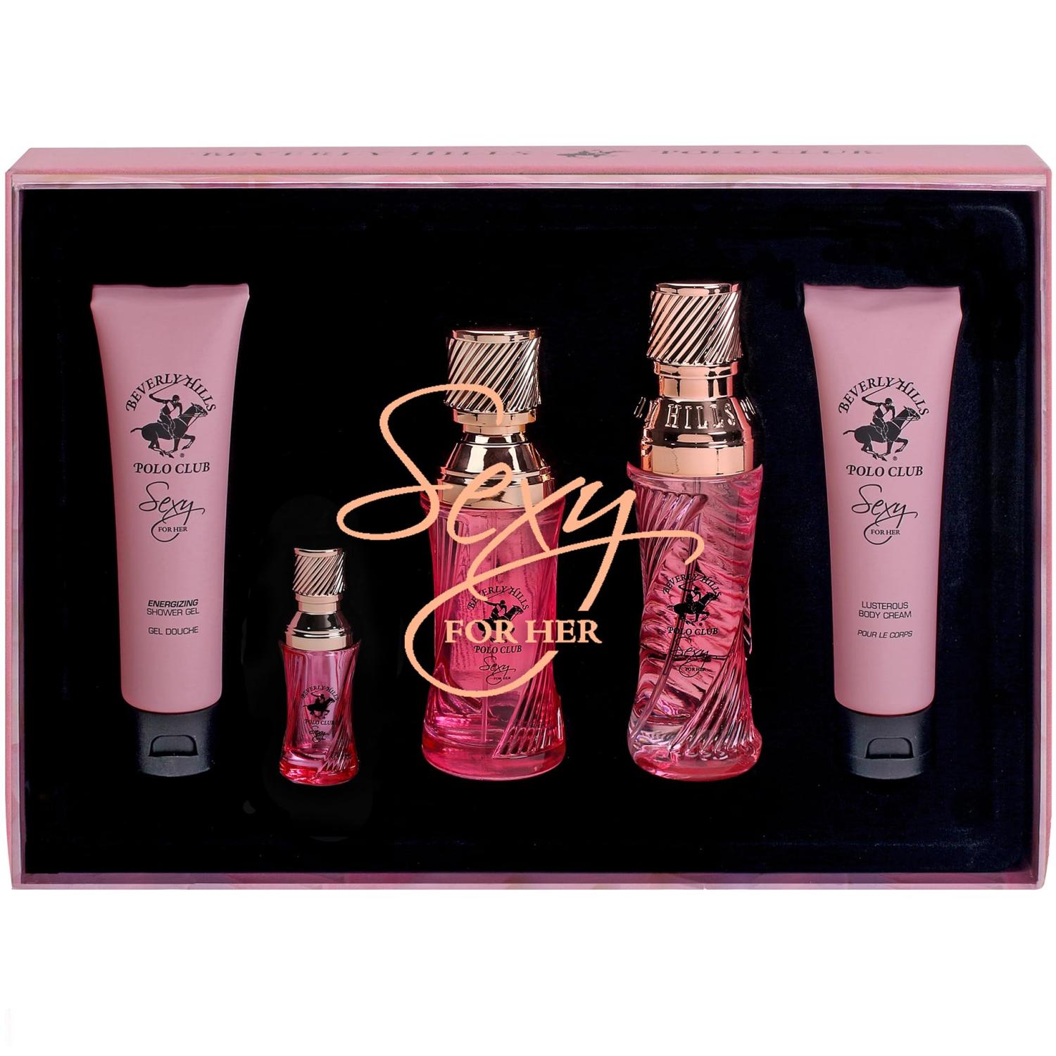 Beverly Hills Polo Club BHPC Perfume Gift Set for Women | 5 Piece Eau ...