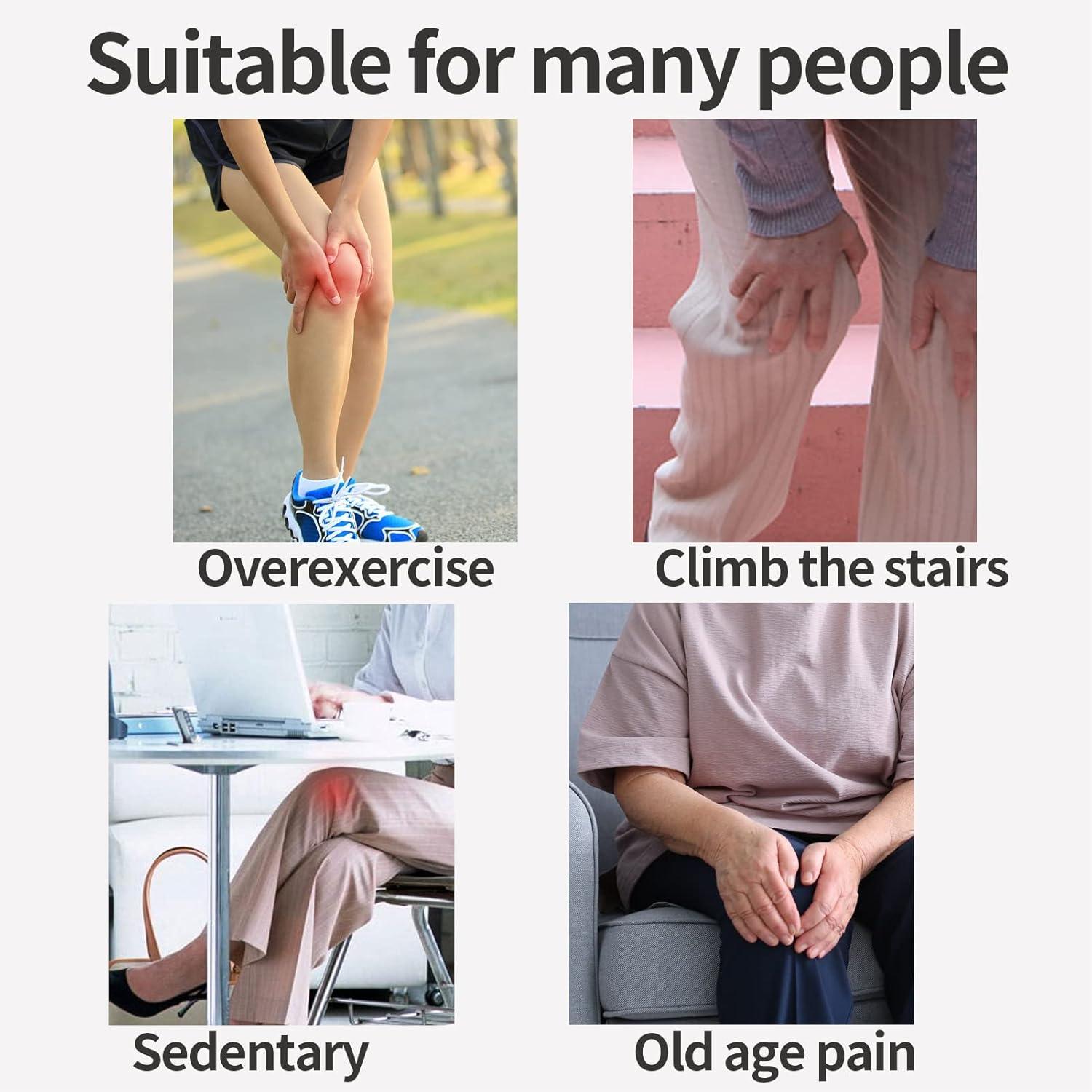 ZJchao 24 Knee Stickers - Wormwood & Ginger Self-Heating Moxibustion ...