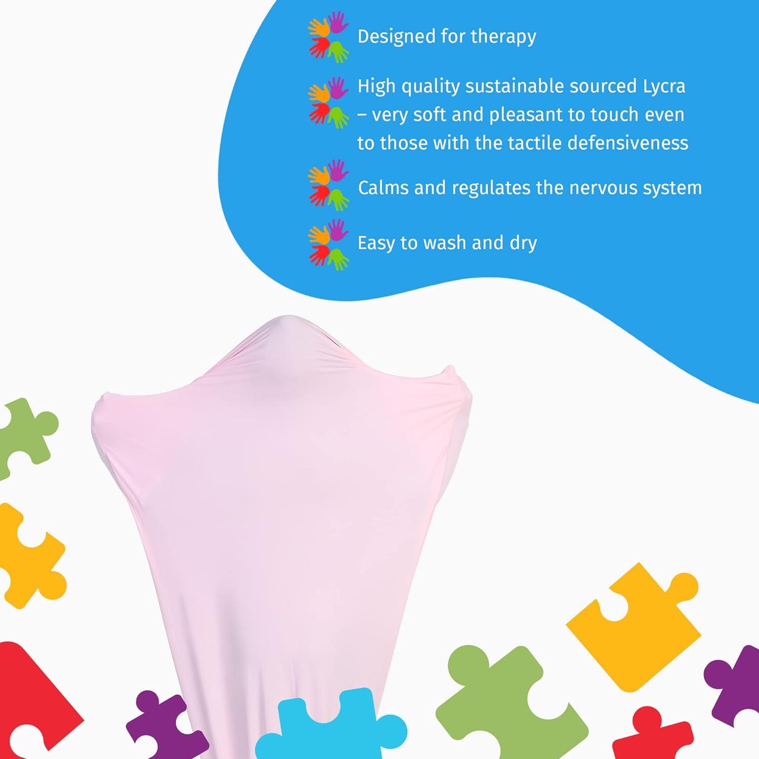 Sensory Owl Full Body Sock - Pink Size L (max 155cm) | Deep Pressure ...