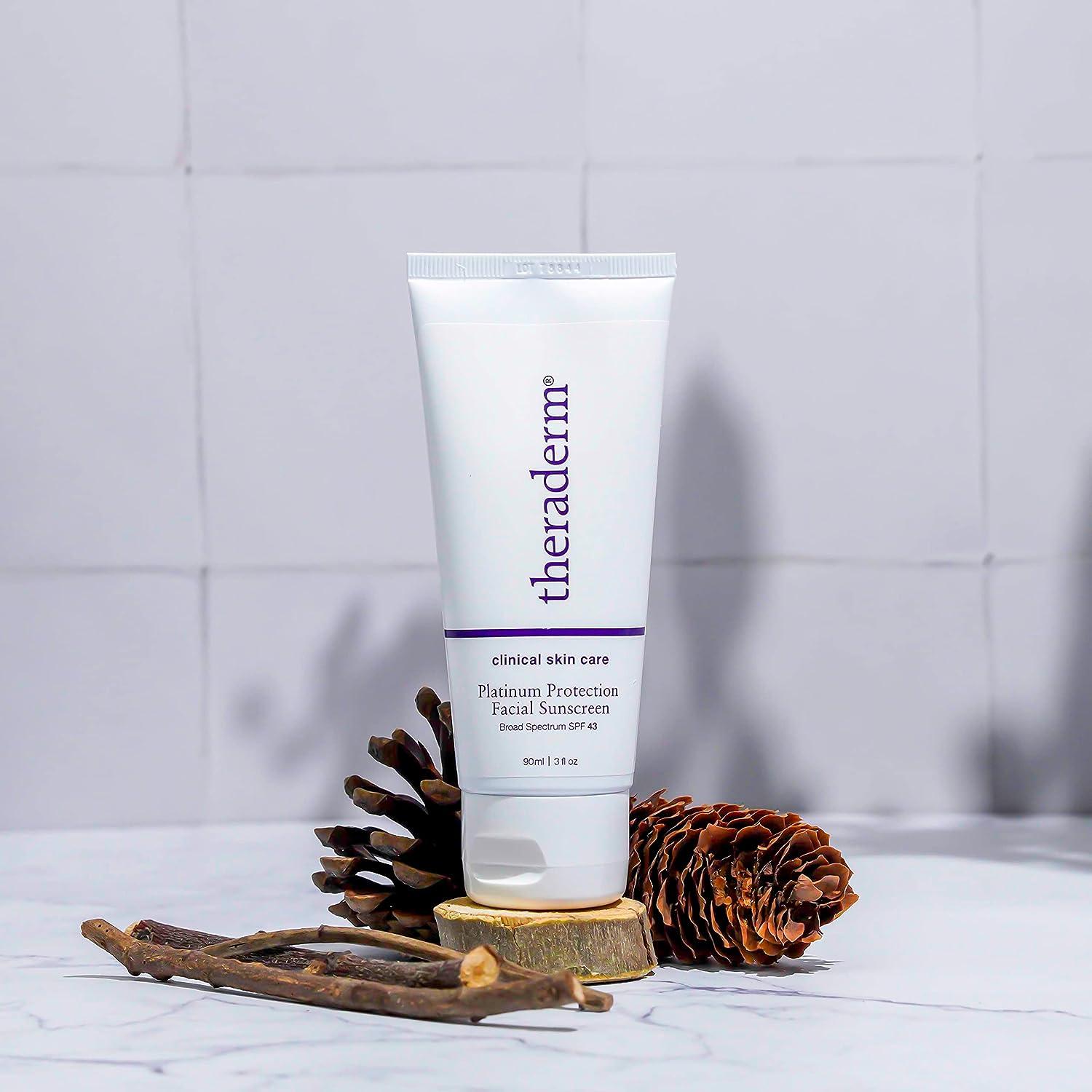 Theraderm Platinum Protection Facial Sunscreen - SPF 50 Broad Spectrum ...