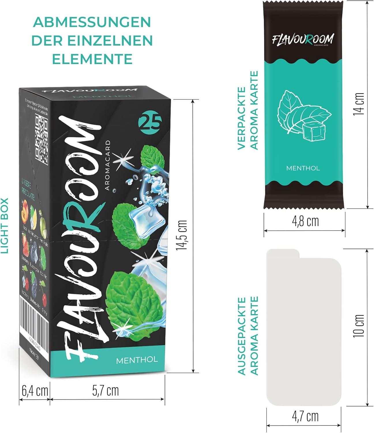 Flavouroom Premium 25 Set I Menthol Map - Unforgettable Flavor & Aroma ...